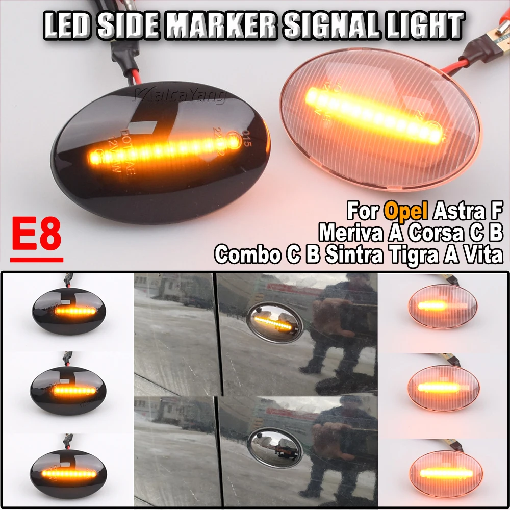 Dynamic-LED-Flashing-Turn-Signal-Side-Marker-Lamp-Car-Light-For-Opel ...