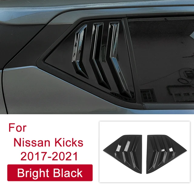 New-Rear-Side-Vent-Quarter-Window-Louver-Cover-Sticker-for-Nissan-Kicks ...