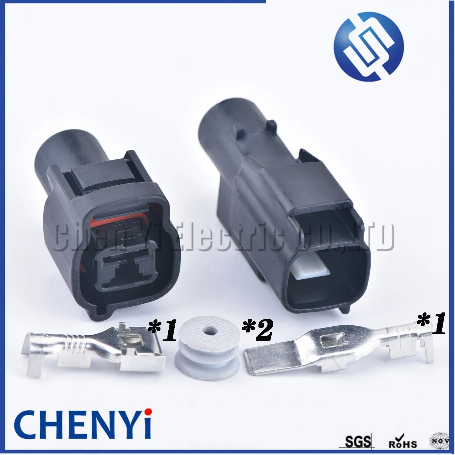 1 Pin High Current Automotive Waterproof Connector Electronic fan plug ...