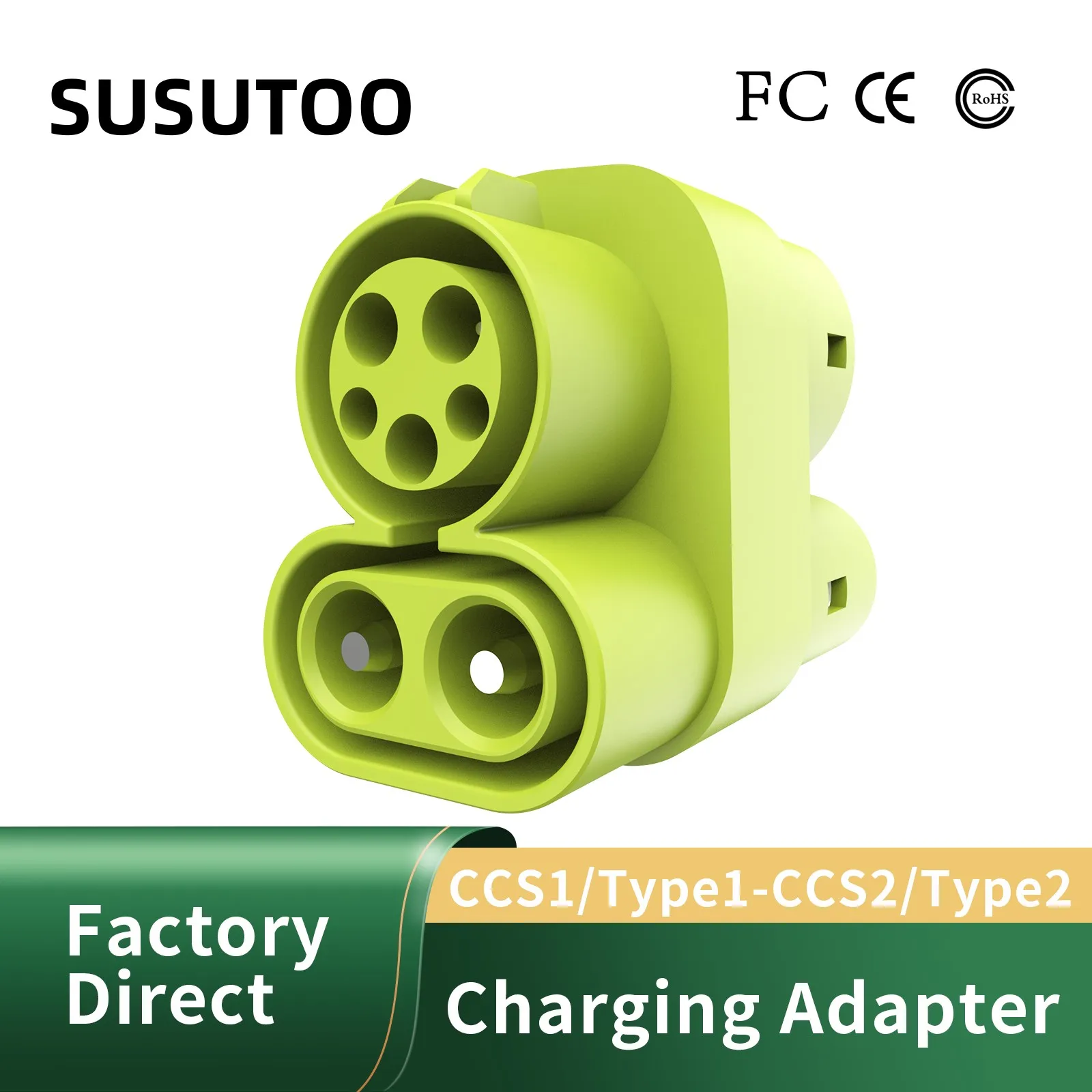 EV-Charger-Connector-AC-32A-Type-1-to-Type-2-Adapter-SAE-j1772-to ...