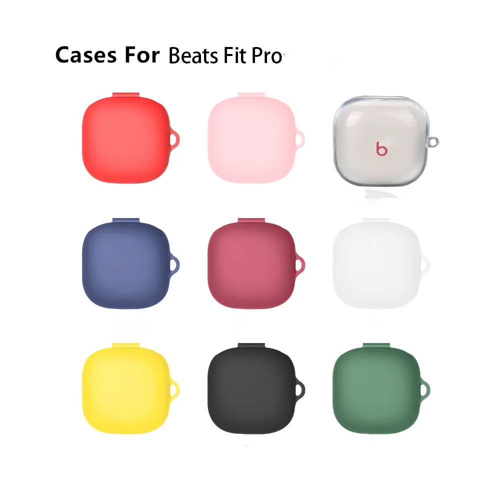 For-Beats-Fit-Pro-Case-Solid-Color-Earphone-Cover-Fundas-Shell-Soft ...