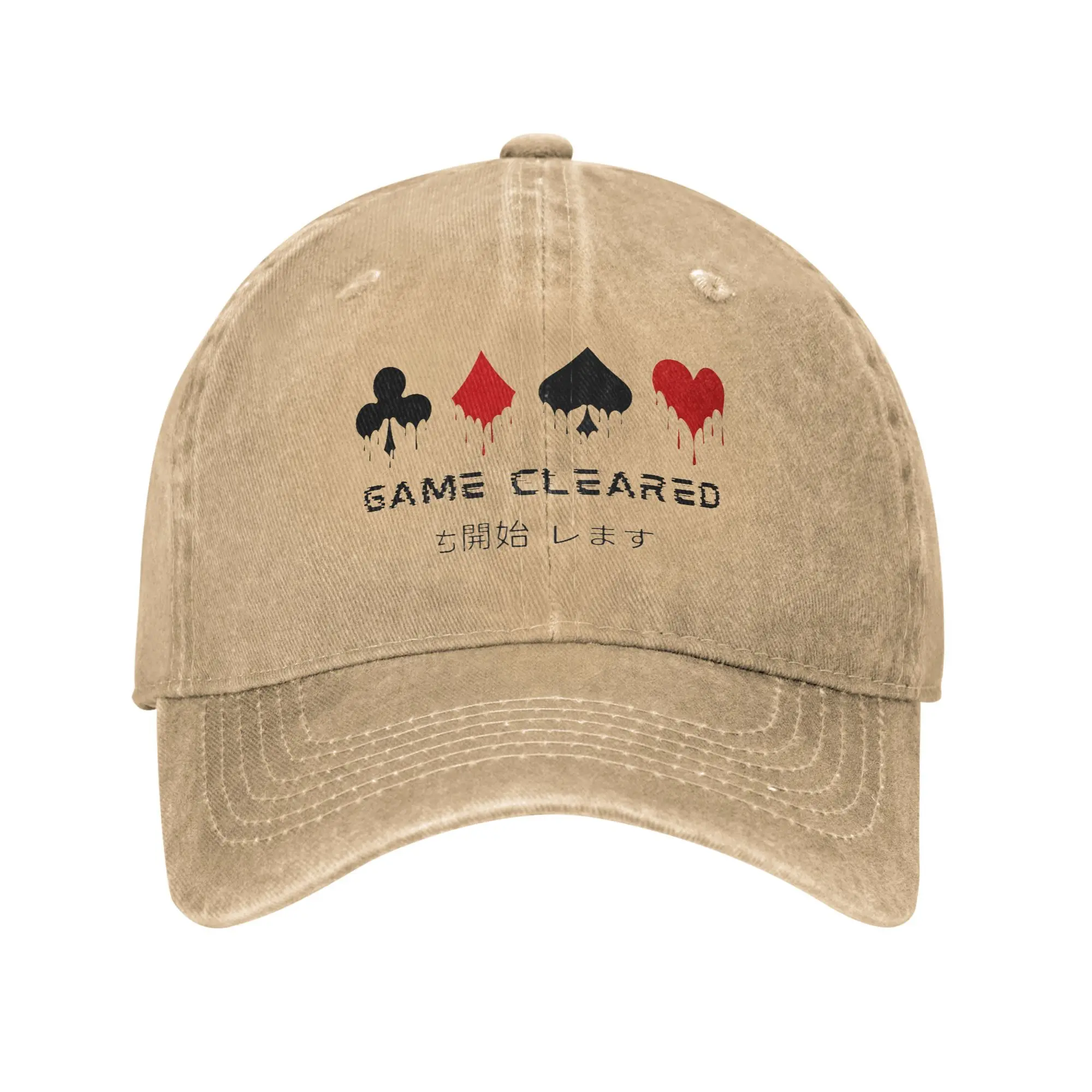 Alice Borderlands Baseball Cap Sun Kpop Rock Sun-Proof Washed Trucker ...