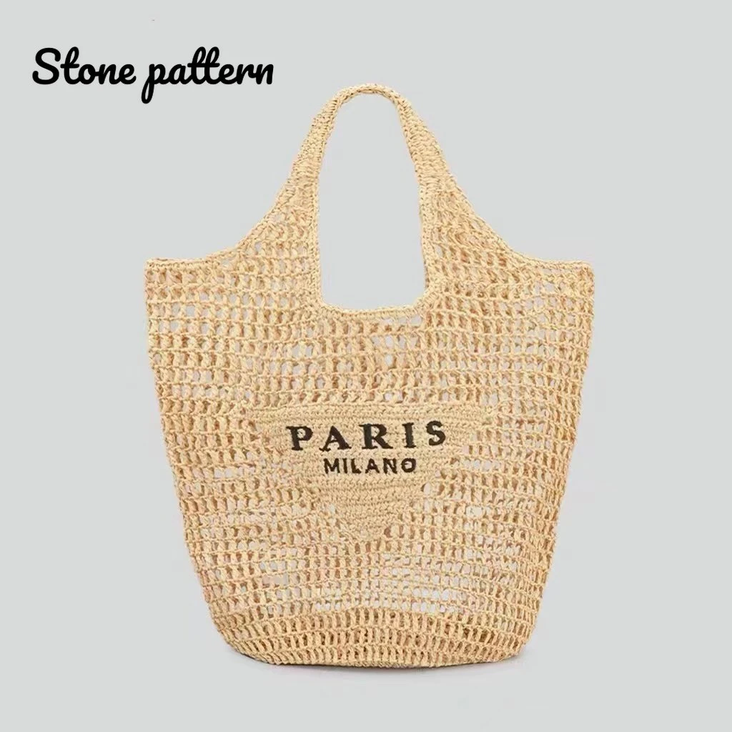 Summer Beach Travel Bags Raffia Straw Wicker Totes Bag Women Luxury ...