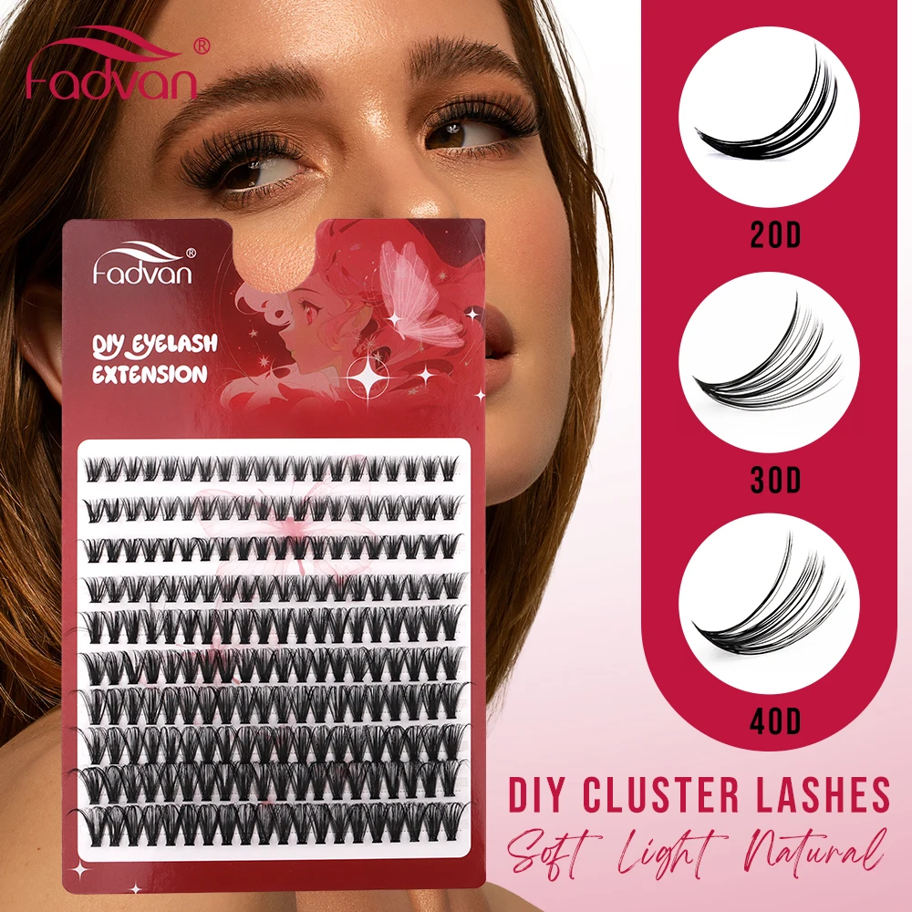 Fadvan-DIY-Cluster-Lashes-Mixed-Tray-Individual-Lashes-Volume-Eye ...