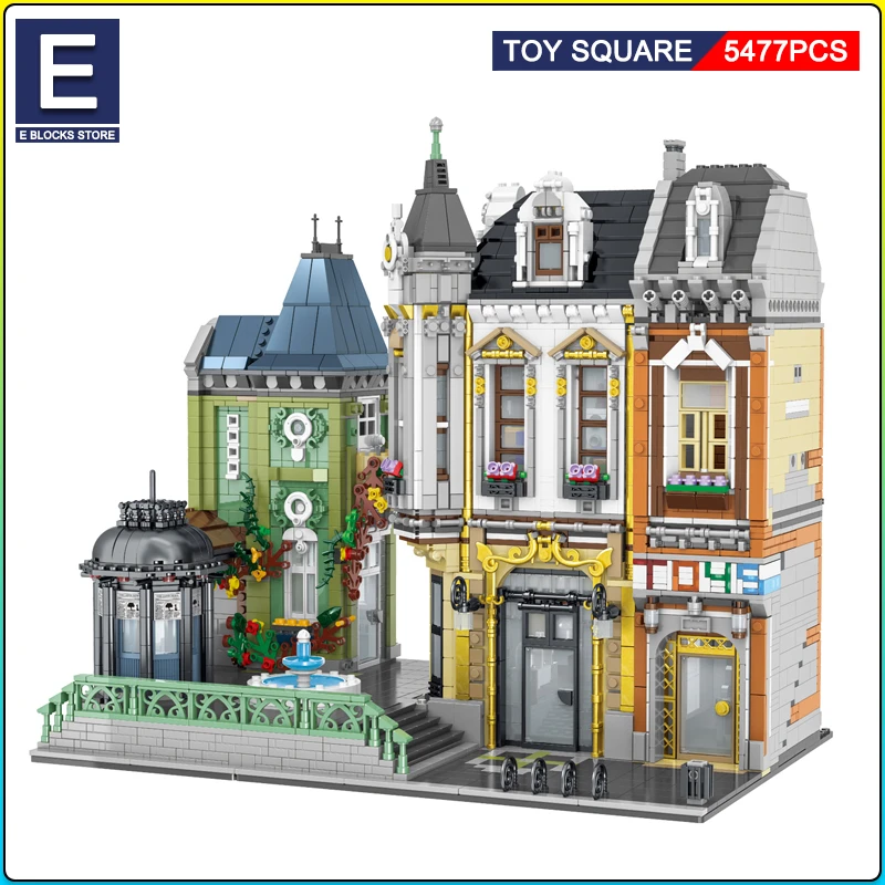 5477pcs URGE Street View Sets MOC Series Modular Toy Square City ...