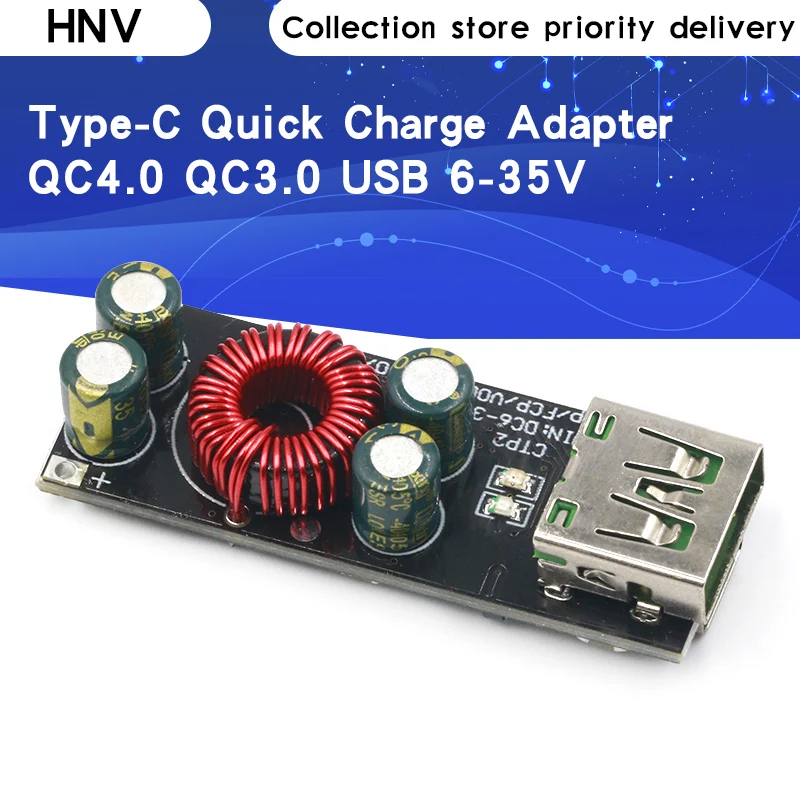 QC4.0 QC3.0 USB Type C Mobile Phone Quick Charge Adapter 6 35V Step ...