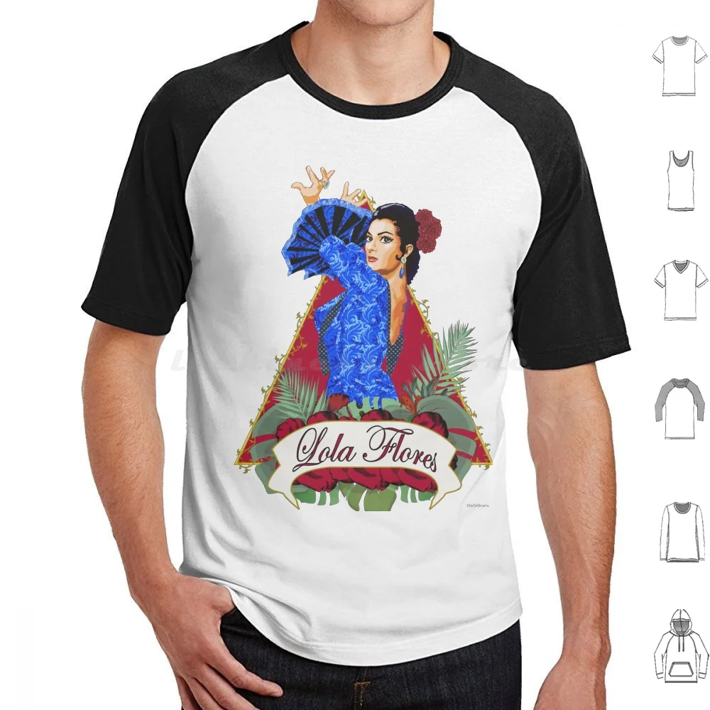 Camiseta-de-Lola-Flores-de-gran-tama-o-100-algod-n-Lola-Flores-fara-n ...