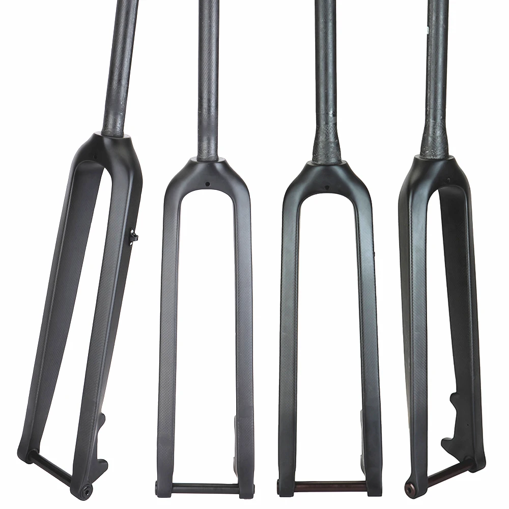 Carbon Mtb Bike Thru Axle Fork mountain Cycling Front Fork Fiber Rigid ...