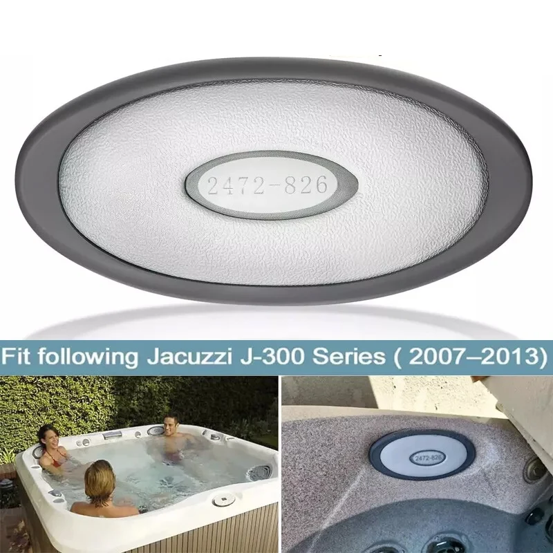 1-Pack 2472-826 Oval Pillow Insert + Back Mount for Jacuzzi J-300 ...