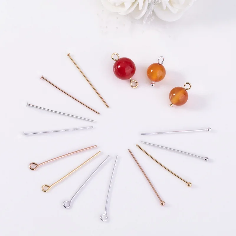 5214-50PCS-20MM-25MM-30MM-35MM-24K-Gold-Color-Ball-Pins-Bead-Pins ...