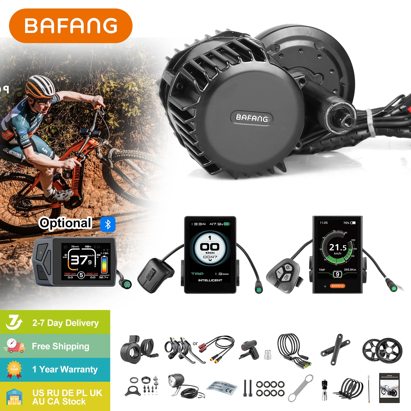 Bafang-Mid-Drive-Motor-Kit-1000W-750W-500W-250W-350W-Electric-Bicycle ...