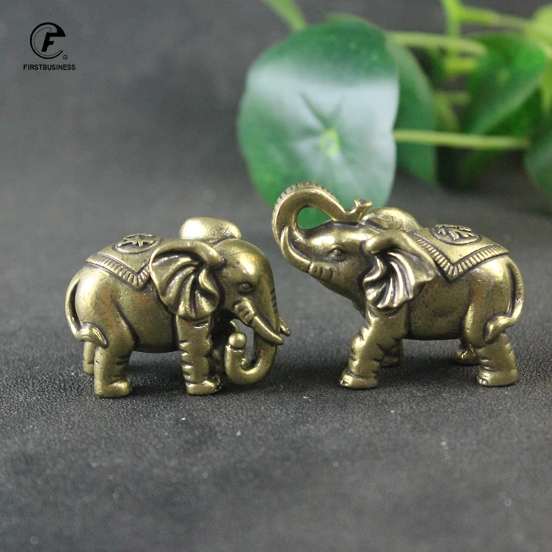 Solid-Copper-Lucky-Elephant-Small-Ornaments-Brass-Blessing-Elephants ...