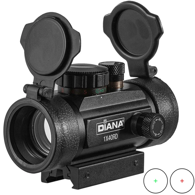 DIANA 1x40 Red Dot With Red Laser Green Red Dot Sight Scope Corss Sight ...