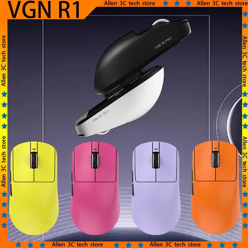 VGN-VXE-Dragonfly-R1-Mouse-sem-fio-Sensor-PAW3395-Nordic-52840-2KHz-FPS ...