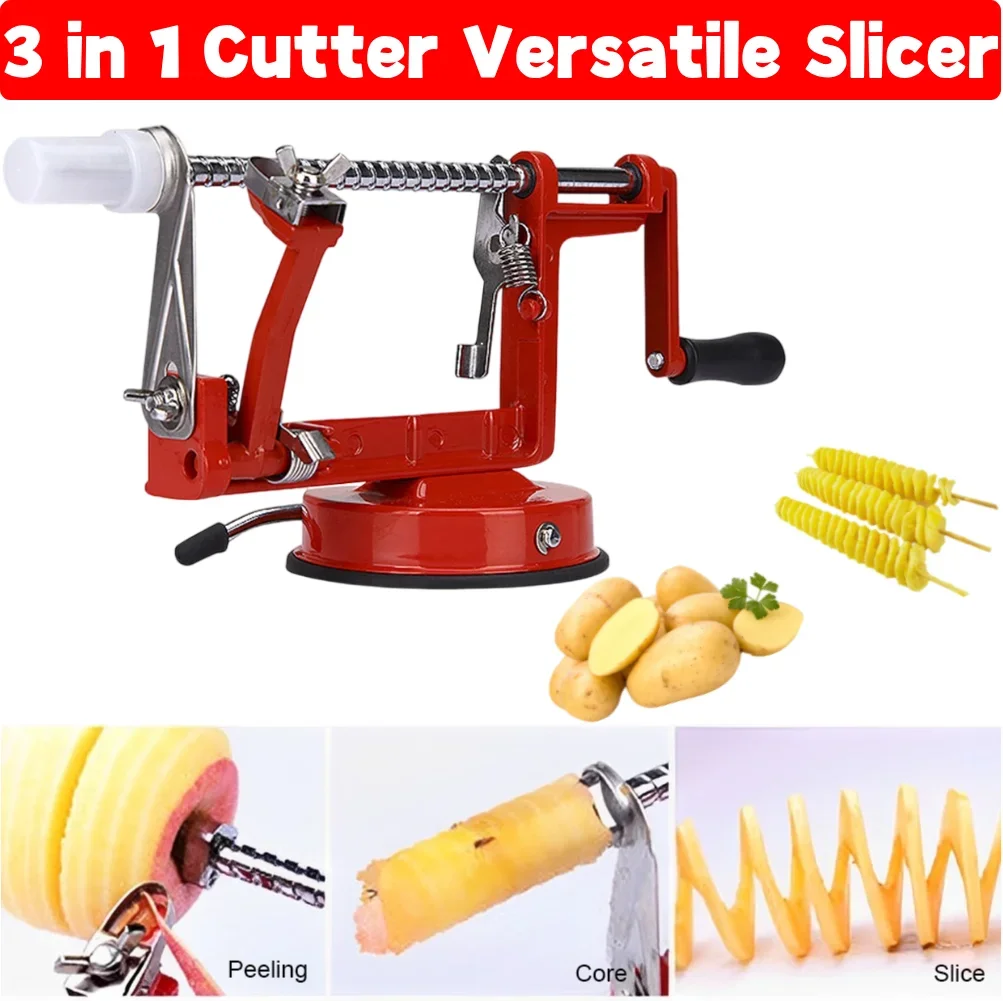 Fruit Potato Apple Machine Peeler Vegetable Spiralizer Kitchen Home ...