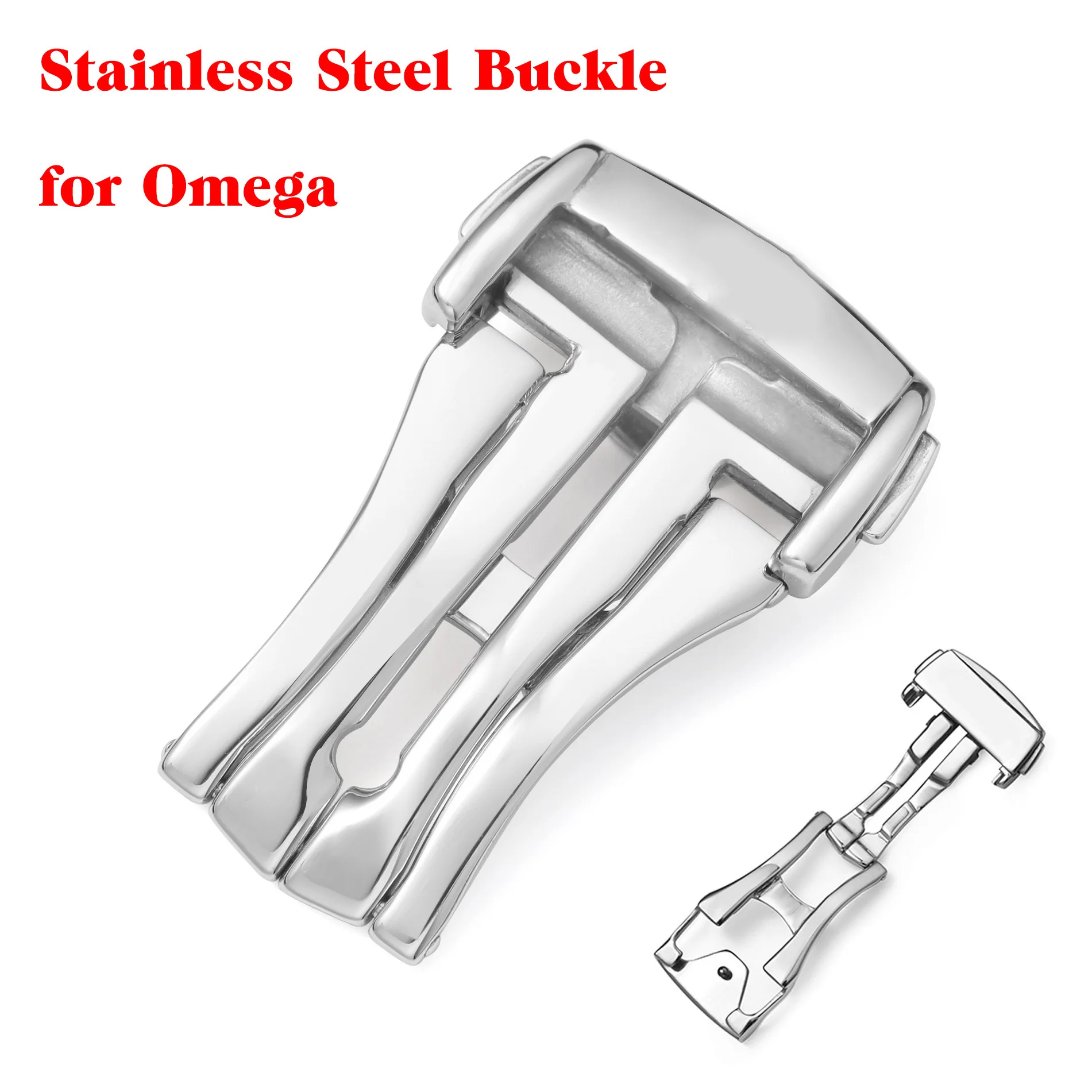 Hebilla-plegable-de-acero-inoxidable-para-pulsera-de-reloj-Omega ...