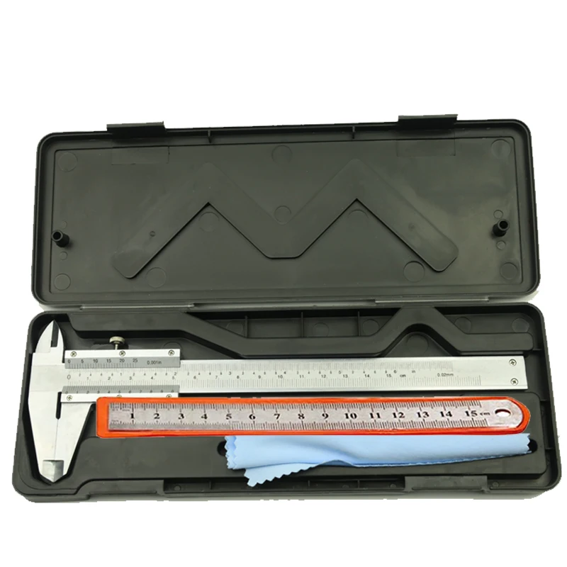 High-Precision-0-02mm-0-001-Stainless-Steel-Vernier-Caliper-0-6Inch-0 ...