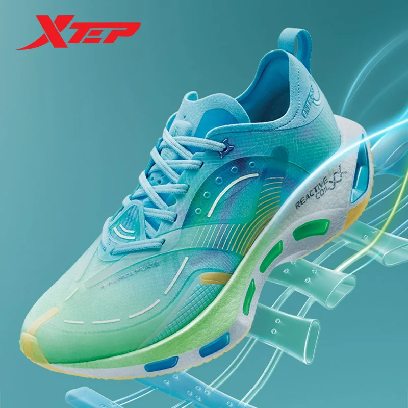 Xtep Reactive Coil 10.0 Pro Running Shoes Men Wear-Resistant Breathable ...