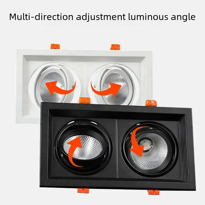 Led-Grid-Lamp-Double-headed-Square-Tube-Lamp-Grid-15x15-Aluminum ...