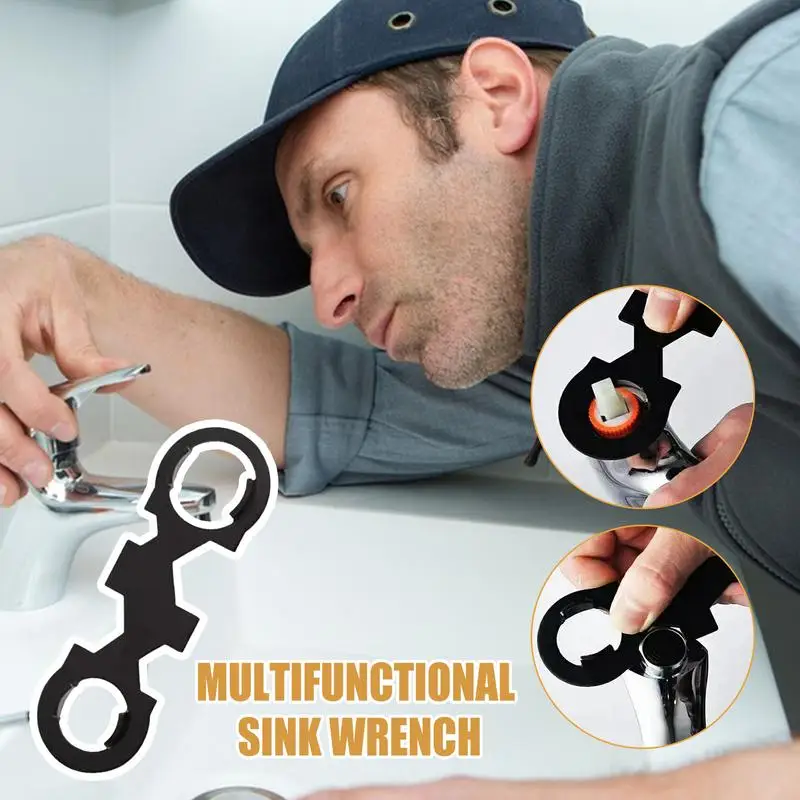 Sink-Wrench-Faucet-Tool-Sink-Drain-Wrench-Installation-Tool-Bathroom-Wrench-Multifunction-Basin ...