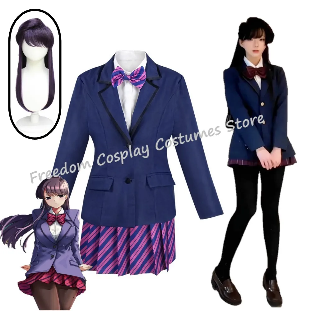 Anime Komi Can't Communicate Cosplay Komi Shouko Cosplay Costume JK ...