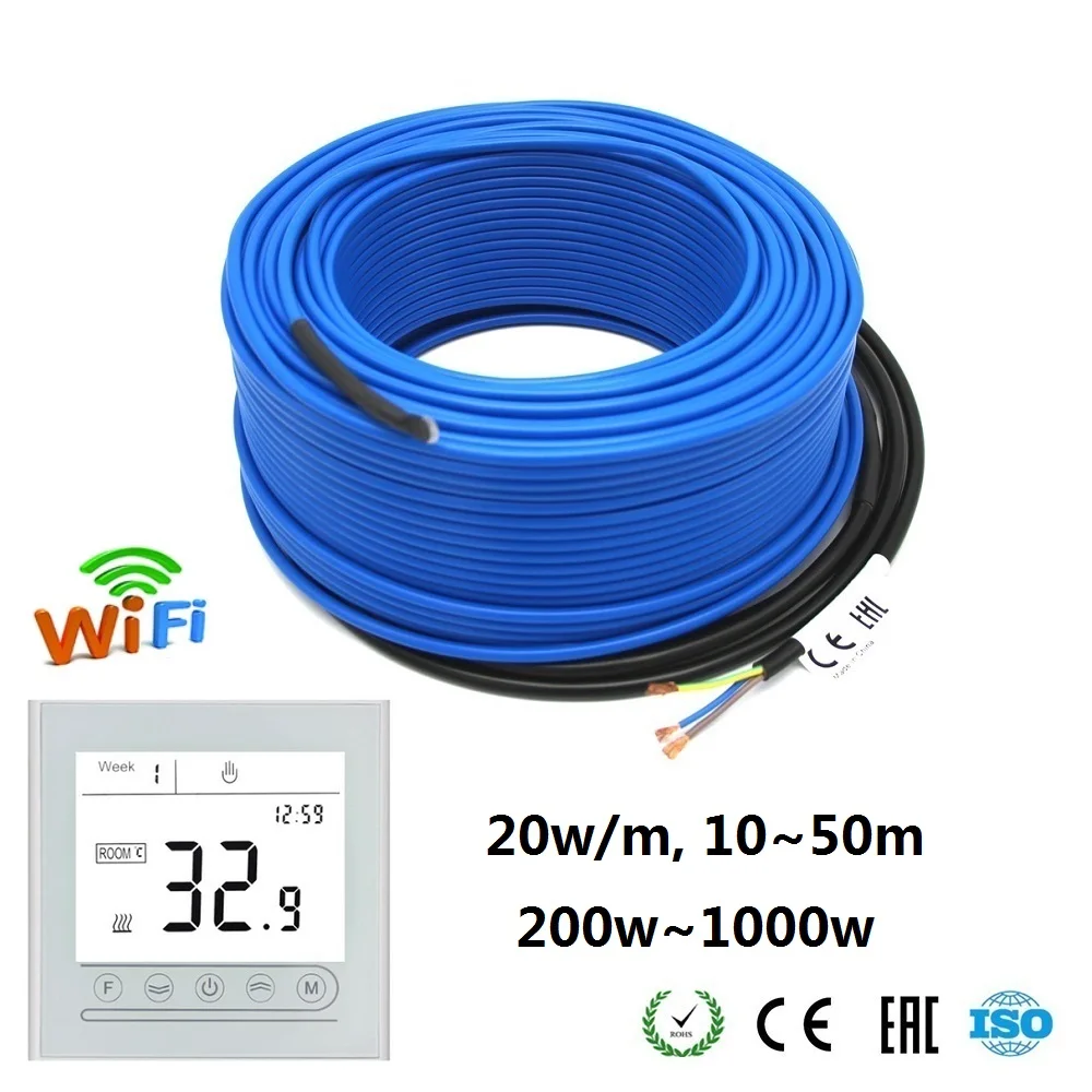 10-150m-20W-m-Warm-Heating-Wire-Under-Tile-Laminate-Floor-for-Driveway ...