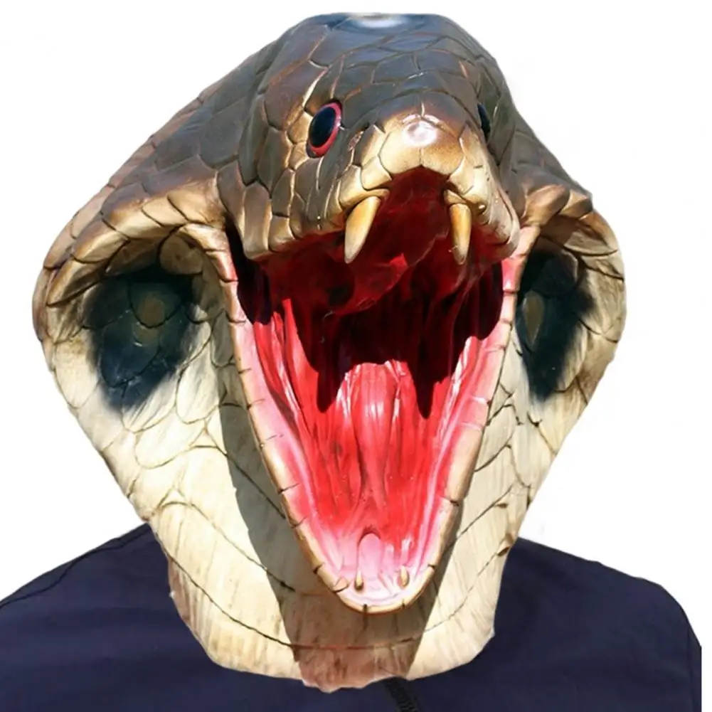 Scary-Party-Costume-Novelty-Halloween-Costume-Latex-Animal-Head-Mask ...