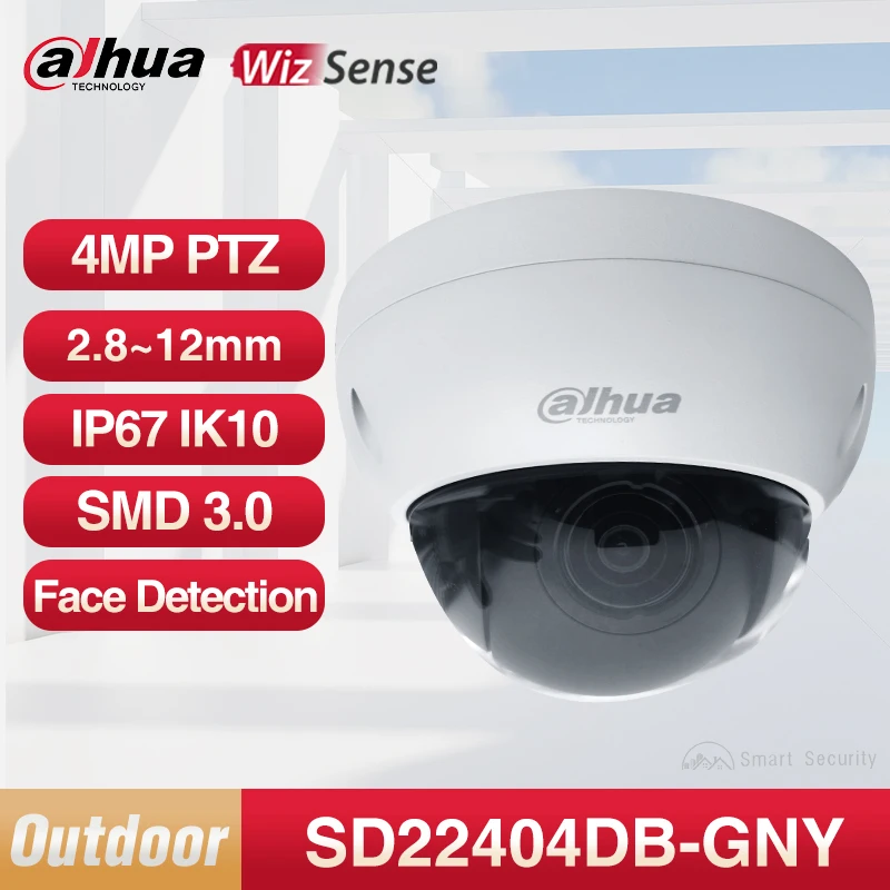 Dahua Wizsense 4MP PTZ IP Camera Optical Zoom Outdoor 360° Starlight Security Protection SMD ...