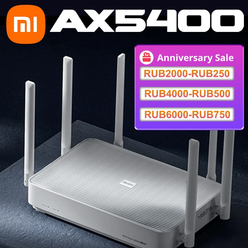 2022 Xiaomi Redmi Ax5400 Wifi Router Mesh System Wifi6 4k Qam 160mhz ...