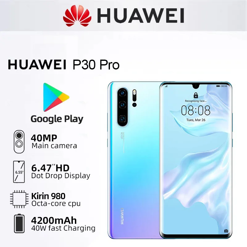 Huawei-P30-Pro-128-256GB-6-47-Inch-OLED-Display-Smartphone-with-Leica ...