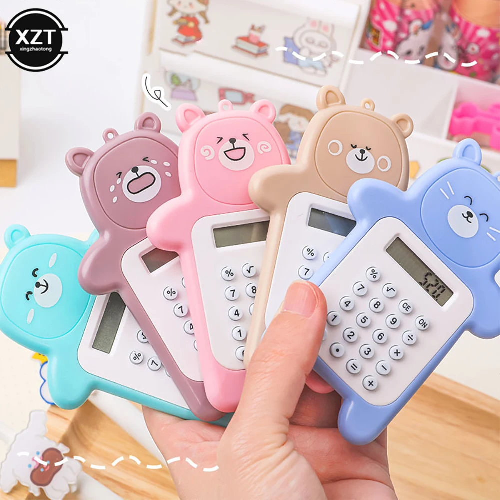 Portable-Mini-Calculator-Pocket-Size-8-Digits-Display-Kawaii-Cartoon ...