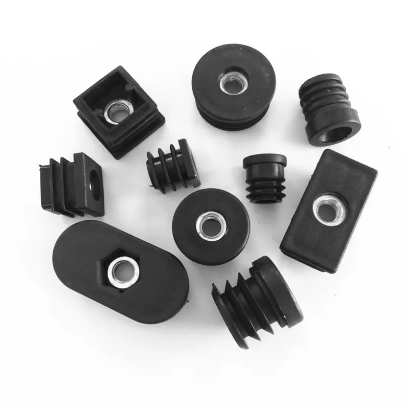 4pcs-M8-Plastic-Furniture-Leg-Pipe-Hole-Plugs-with-Nut-Black-Blanking ...