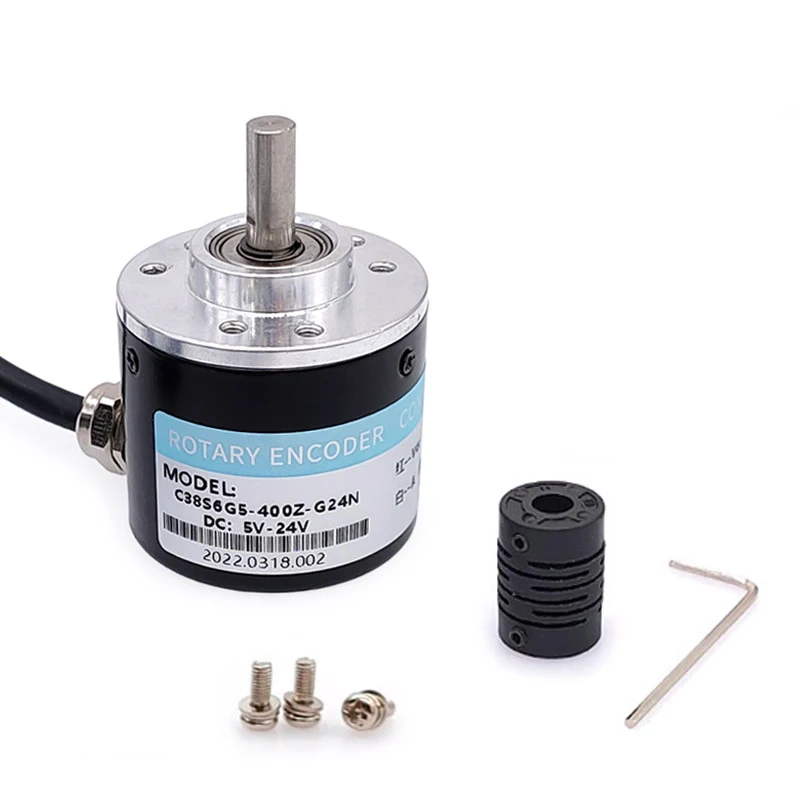 C38s6g5-z Rotary Incremental Encoder 50 100 200 360 400 500 1000p/r ...