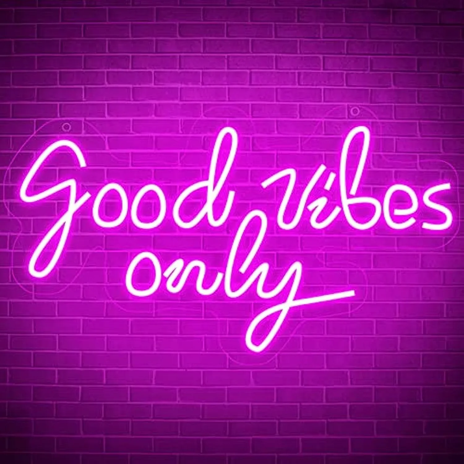 Good-Vibes-Only-LED-Neon-Sign-for-Wall-Decor-USB-Powered-Led-Light-for ...