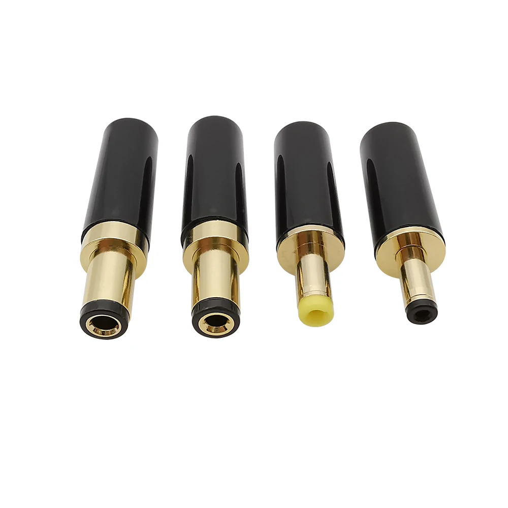 1pcs Gold Plated Dc Power Plug Adapter 5.5x2.5mm / 5.5x2.1mm / 4.0x1 ...