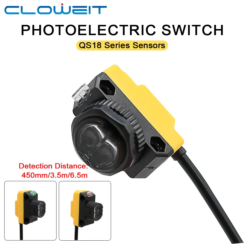 Cloweit-Photoelectric-Switch-QS18VN6D-QS18VP6D-QS18VN6LP-QS18VP6LVP ...