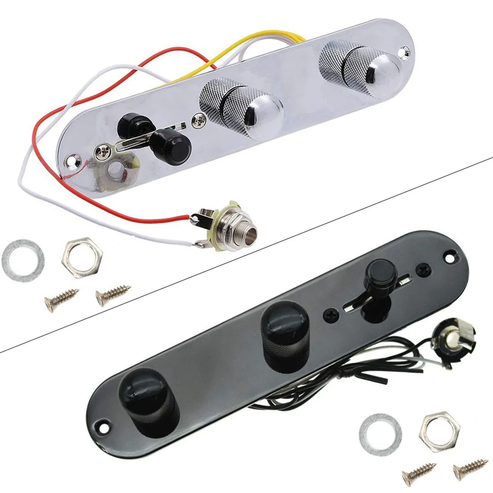 Metallor Tele Prewired Control Plate 3 Way Switch For Tele Telecaster ...