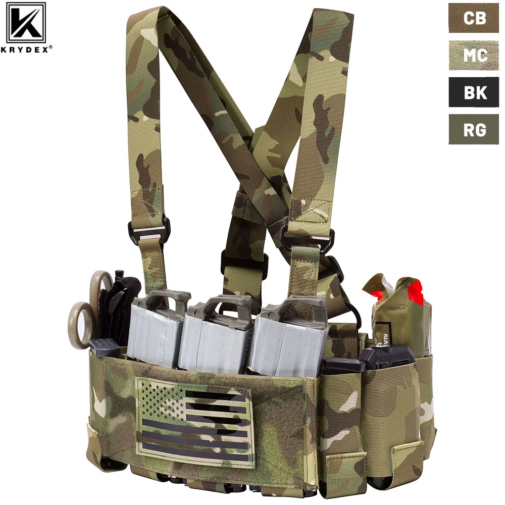 KRYDEX-Tactical-556-Ready-Chest-Rig-Concealed-Carry-Low-Vis-Elastic ...