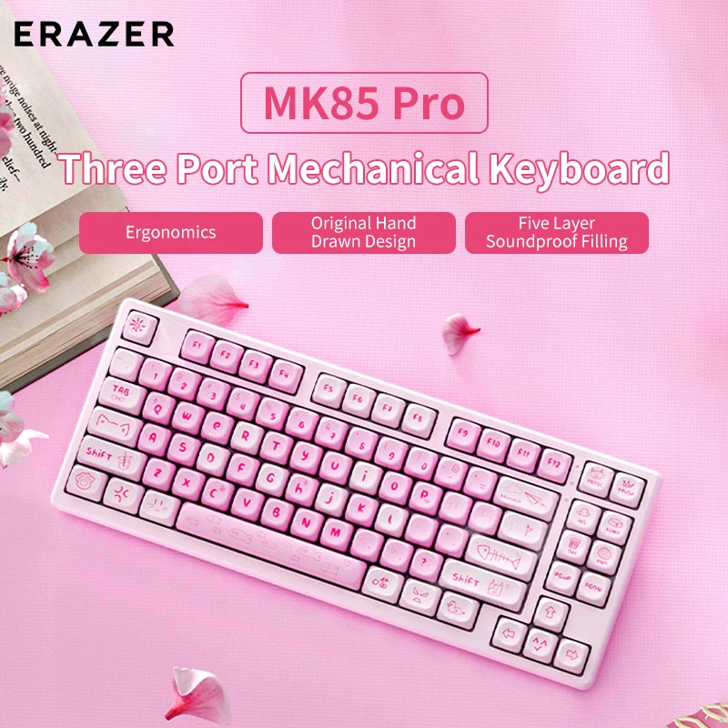 ERAZER-MK85Pro-Wireless-Hot-Swappable-Mechanical-Keyboard-Bluetooth-2 ...