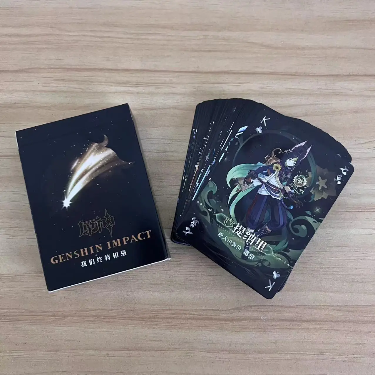 Genshin-Impact-Laser-Poker-Card-Tighnari-Tartaglia-Collei-Nilou-Cosplay ...