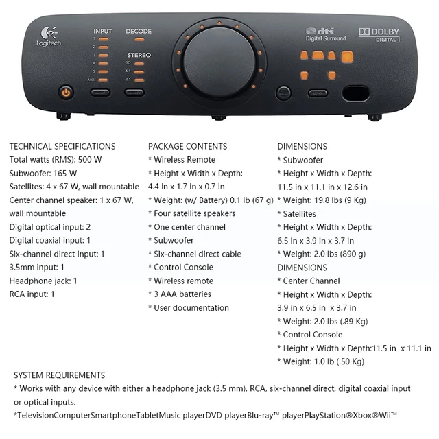 Logitech Z906 Console