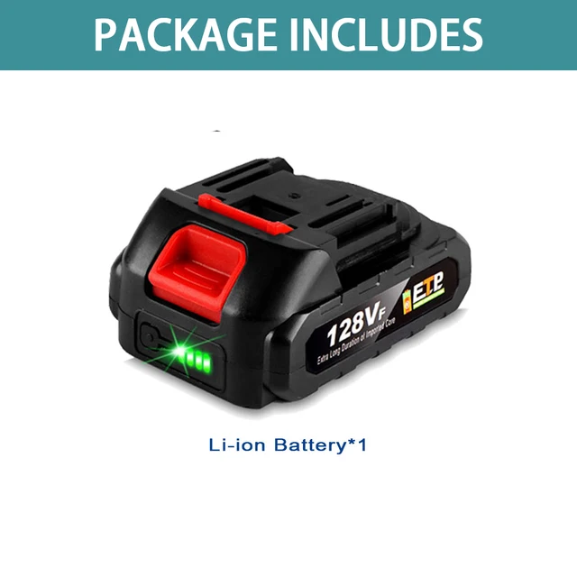 18V Rechargeable Lithium Ion Battery High Capacity with Battery ...