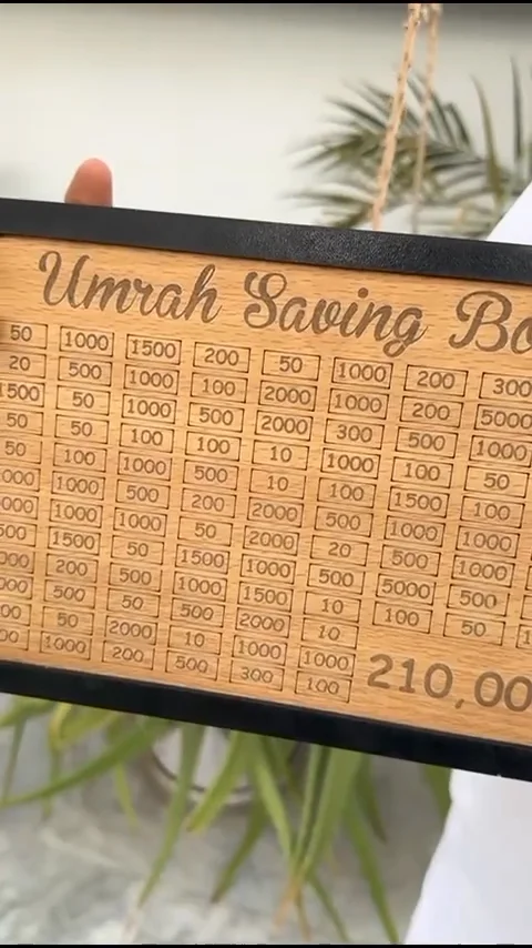Umrah Saving Box – Beautifully Designed Islamic Money Saving Bank for ...