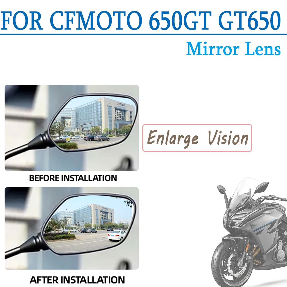 For CF CFMOTO 650GT 650 GT GT650 Convex Mirror Increase View Rearview ...