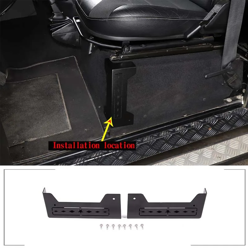 For Land Rover Defender 110 130 2004-18 Stainless car front and rear ...