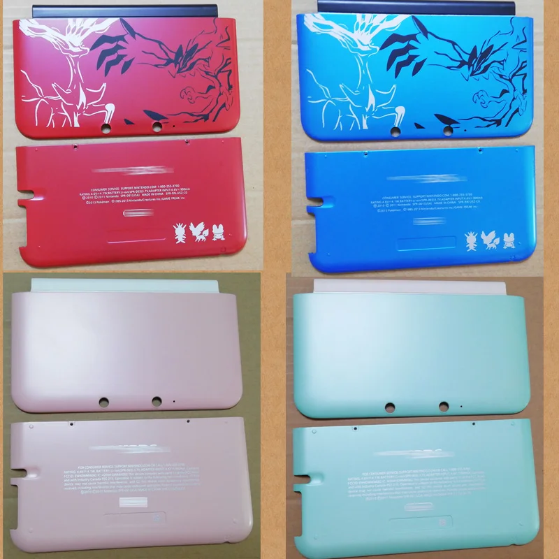 9 cores disponíveis top & bottom nintend 3ds xl capa placa habitação ...