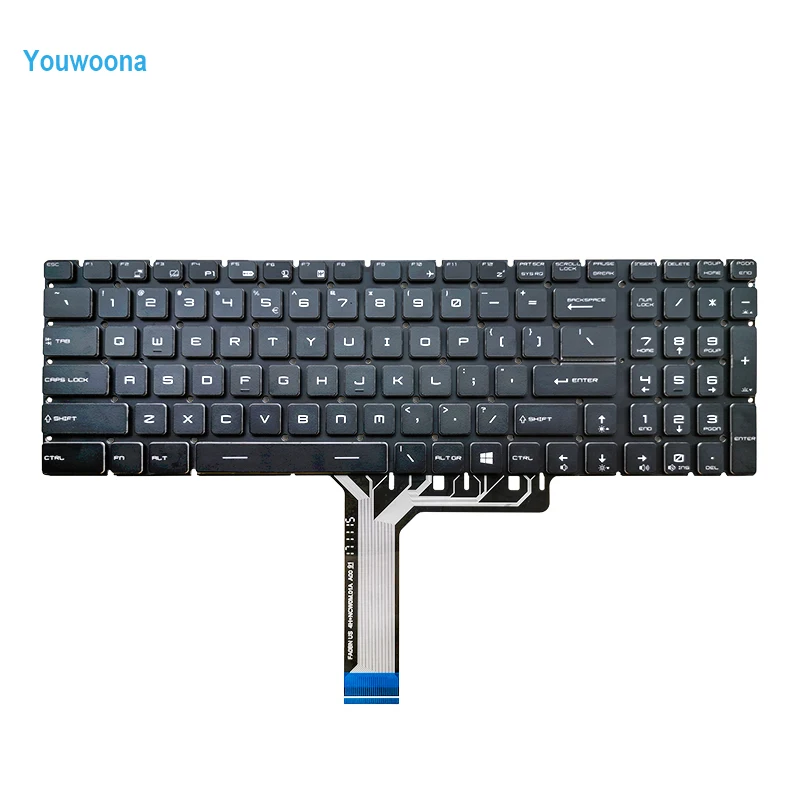 New Original Laptop Keyboard For MSI GP65 GL75 GF75 GE75 GS75 GP75 GT76 ...