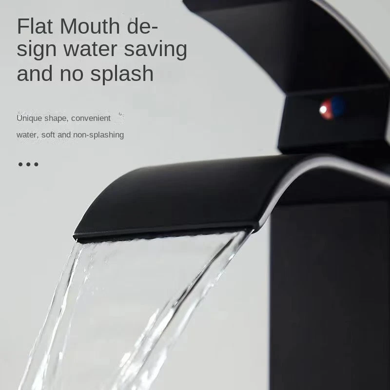 Black Bathroom Faucet | Water Waterfalls | Copper Bathrooms | Copper ...