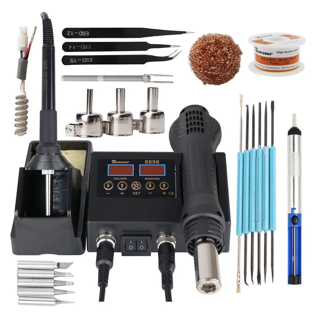2-In-1-8898-Soldering-Station-Portable-Soldering-Iron-Hot-Air-Gun ...