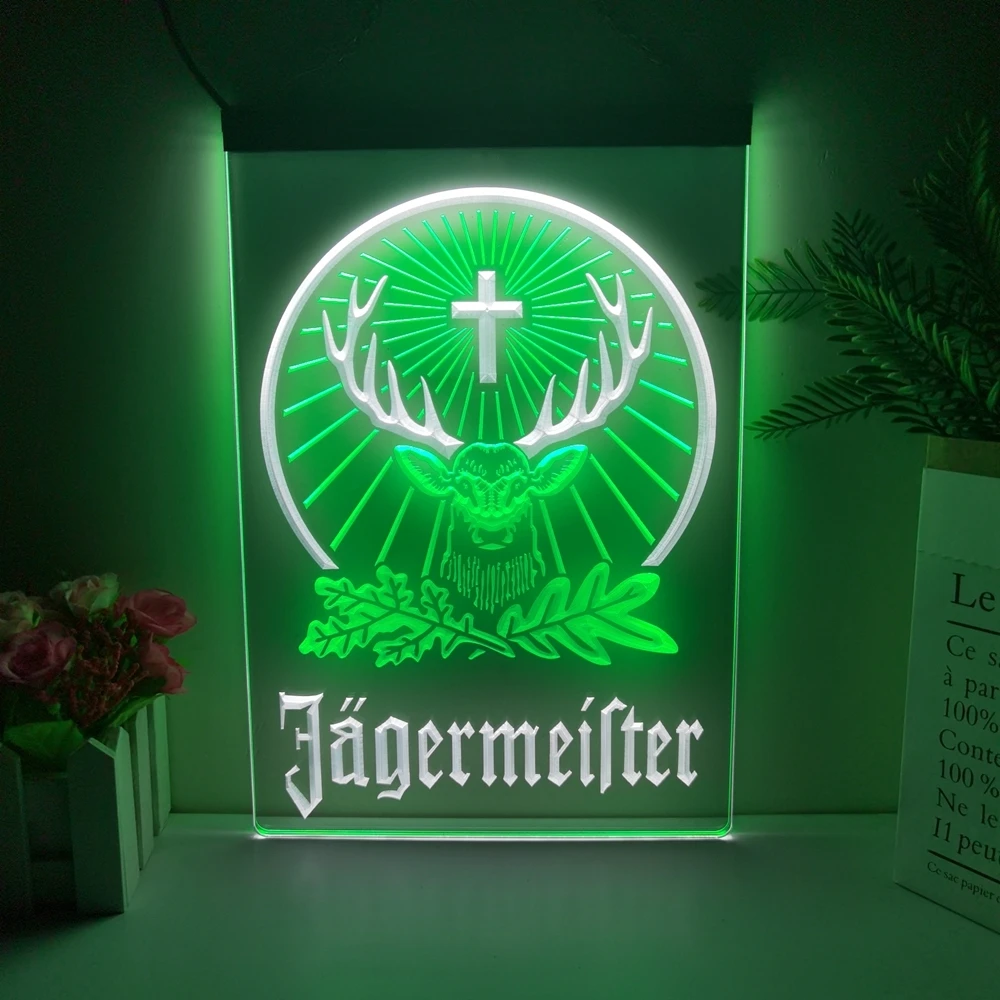 Jagermeister-Deer-Head-2-Color-Display-LED-Neon-Sign-Wall-Art-for-Home ...